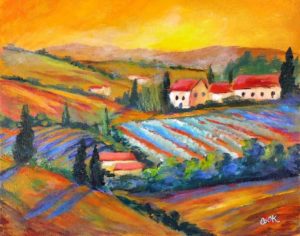 Tuscan Landscape Sunrise – Introduction – Academy of Fine Art and ...