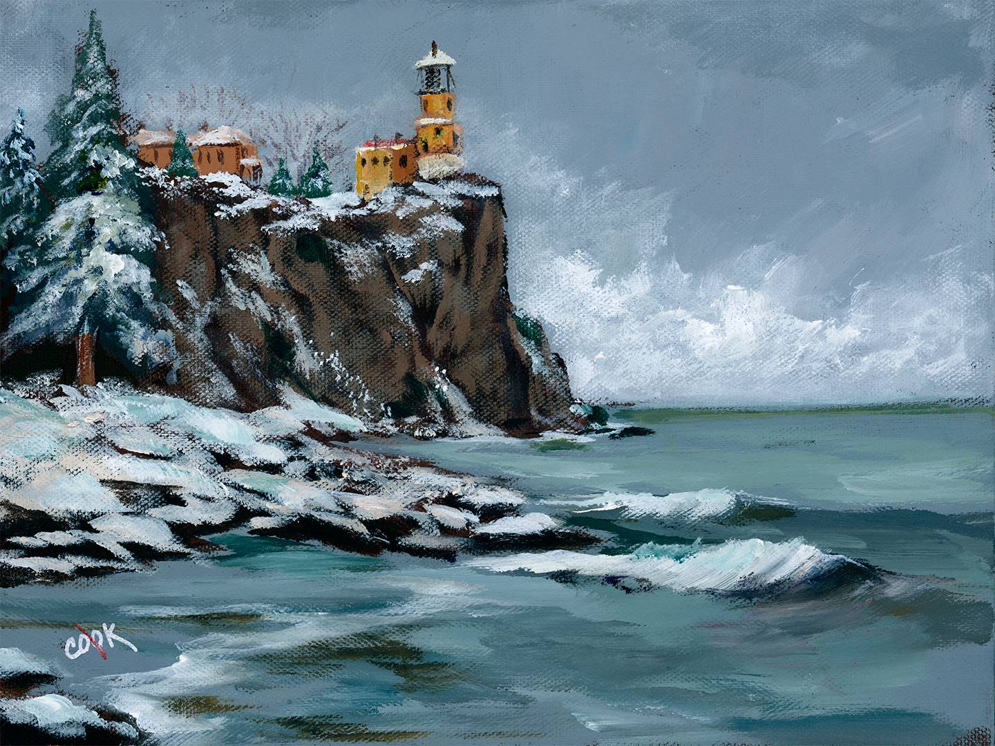 Split Rock Lighthouse – Introduction – Academy of Fine Art and Acrylic ...