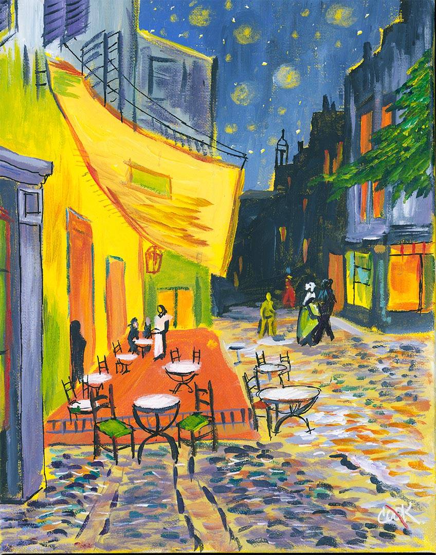 Van Gogh’s Café on a Canvas Bag – Downloadable – Academy of Fine Art ...