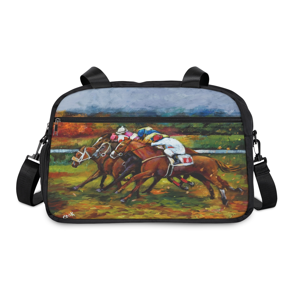 At the Races Fitness Handbag – 12.4″ x 13.3″ – Academy of Fine Art and ...