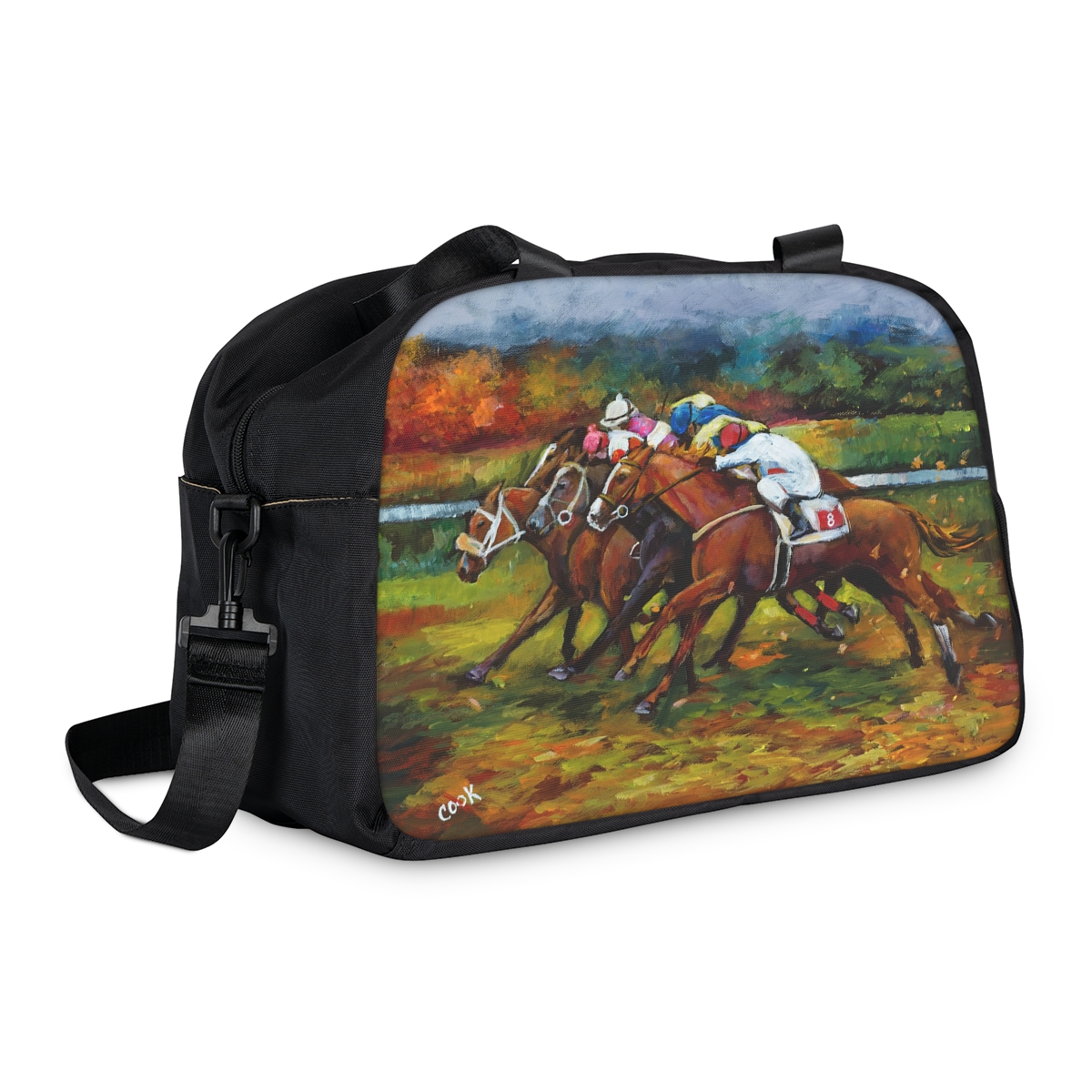 At the Races Fitness Handbag – 12.4″ x 13.3″ – Academy of Fine Art and ...