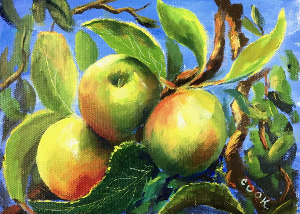 Apples in the Fall – Tutorial – Academy of Fine Art and Acrylic Painting