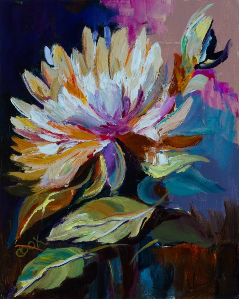 Thick Paint Impressionistic Flower – Tutorial – Academy of Fine Art and ...