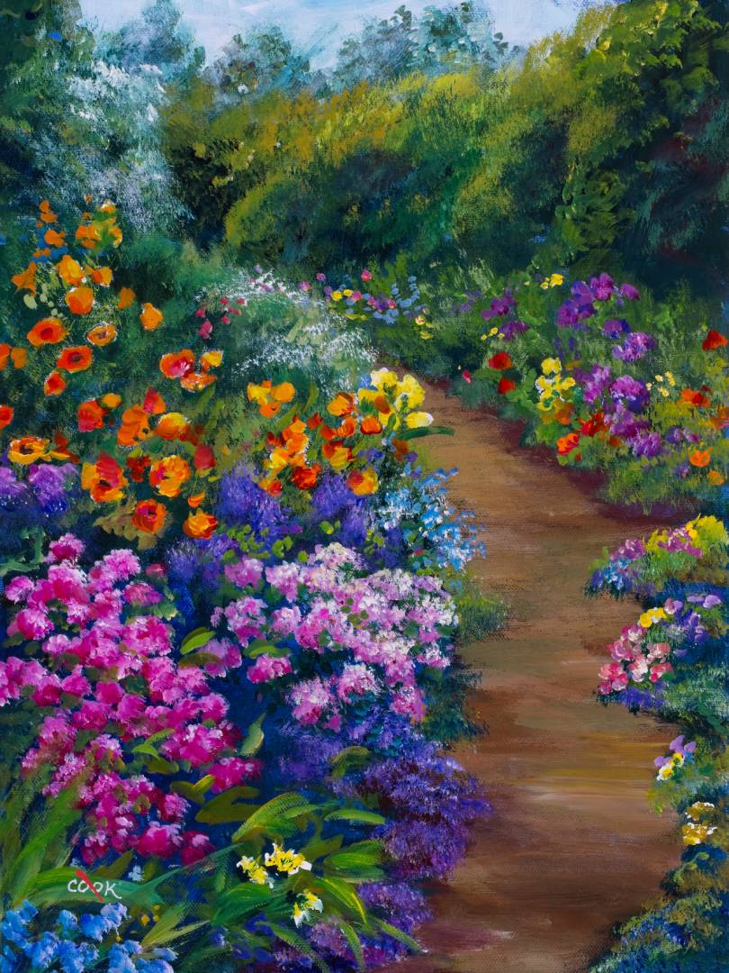 Italian Garden Pathway – Downloadable – Academy of Fine Art and Acrylic ...