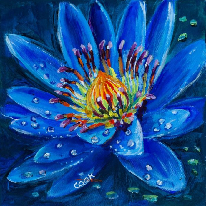 A Touch of Blue – Tutorial – Academy of Fine Art and Acrylic Painting