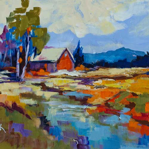 Tutorials with Landscapes – Buildings – Academy of Fine Art and Acrylic ...