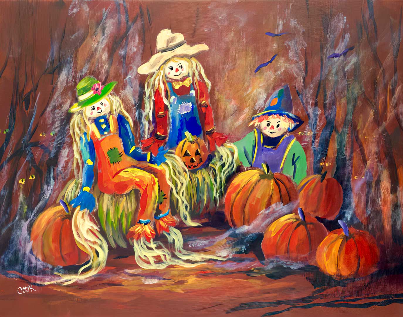Pumpkin Patch Kid – Academy of Fine Art and Acrylic Painting