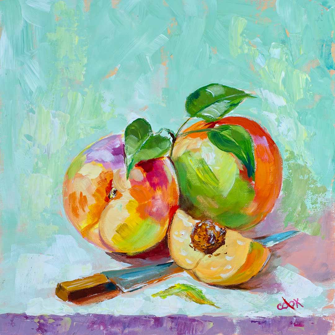 Peach Slice and Knife – Ginger’s References – Academy of Fine Art and ...