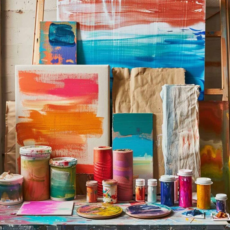 Surfaces for Acrylic Paints – Academy of Fine Art and Acrylic Painting